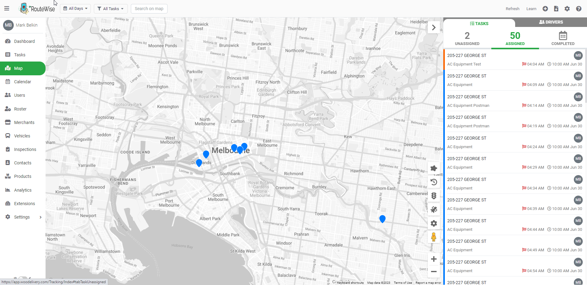 RouteWise – Route Planning and Proof of Delivery